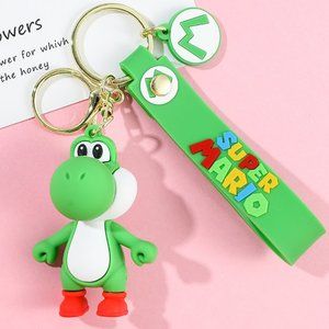 Nintendo | Accessories | New Super Mario Green Yoshi Keychainbagcharm ...